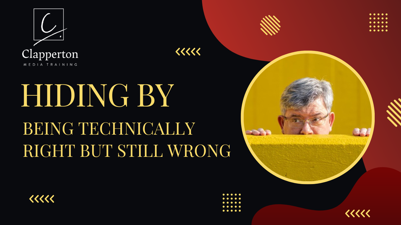 Being technically right but still wrong - Clapperton Media