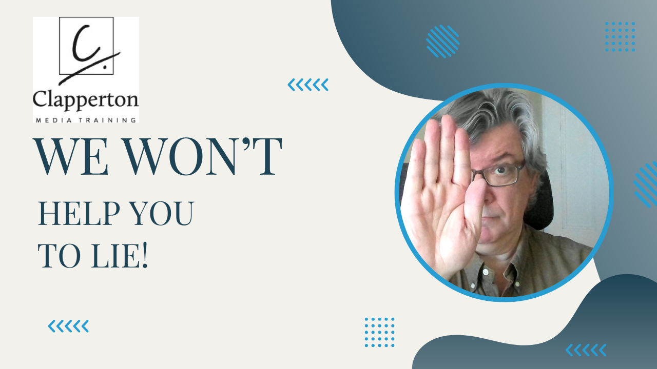 Media tip: don't lie - Clapperton Media